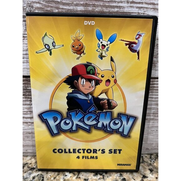 Media | Pokemon Collectors Set 4 Films Anime Movies Collection Dvd 216 ...